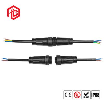 China M25 Waterproof Nylon Connector with Copper Contacts IP68 Rated 2-Pin/3-Pin Adaptor Cable Included FPC PCB Power for sale