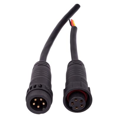 China M20 Outdoor Multi-Pin Male Female Screw Fixing Copper FPC Compatible IP67/IP68 Waterproof LED Light Strip Electrical Wire for sale