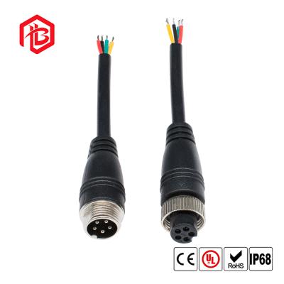 China GX12 Aerospace Power Plug Male/Female 4Pin 2A/6A Rated Copper Contact Nylon Housing Waterproof IP65 for LED and PCB Applications for sale