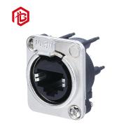 China Quick Push Pull Locking RJ45 Waterproof Ethernet Connector for sale