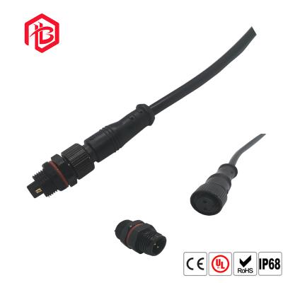 China Outdoor LED Lighting 9 Pin Metal Waterproof Cable Connector for sale