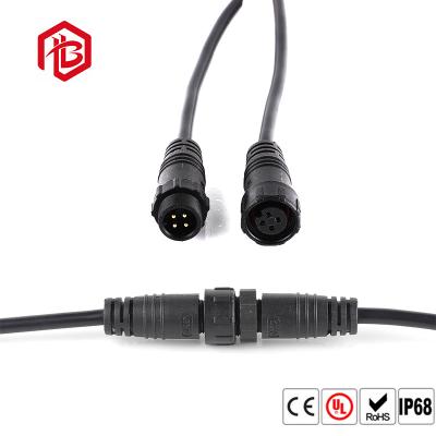 China Laminated Panel Nylon M14 Low Voltage Waterproof Connector for sale