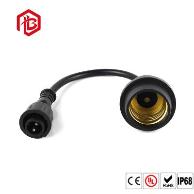 China Electrical Light PVC E27 Bulb Holder Connector Male Female Lamp Holder Plug for sale