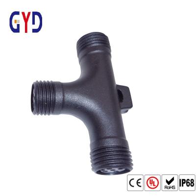 China Llevado encendiendo la manera hermética 2 del conector de cable del tornillo 3 3 tipo de 4 Pin T en venta