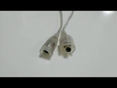 Waterdicht DC-male-vrouwelijke elektrische kabelconnector 2 pin PVC-kabel IP65 waterdicht