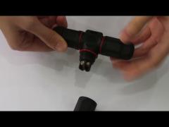 GYD-BETT Conector de cabo rápido à prova d'água exterior Retardante de chama IP68 M20 Conexão de parafuso de nylon em forma de cruz