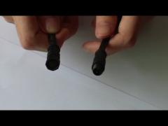 M8 waterdicht mannelijk en vrouwelijk aansluitkabel 6 pin autokabel waterdicht met duurzaam PVC/nylon materiaal