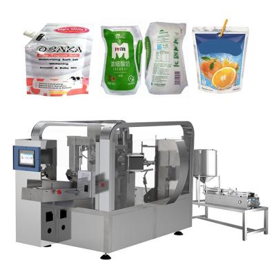 China Electric Juice Pouch Filling Machine , Spout Pouch Filling Machine for sale