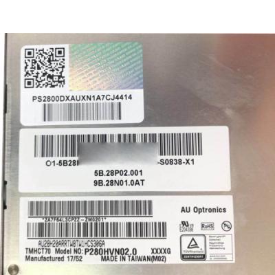 China AUO P280HVN02.0 28,0 Schnittstelle Zoll-LCD-Bildschirm-Modul RGB 1920X360 FHD 69PPI LVDS zu verkaufen