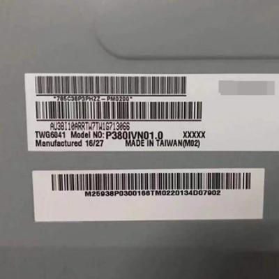 China AUO 38.2 Inch Stretched Bar LCD Display 1920×570 52PPI P380IVN01.0 LVDS Interface for sale