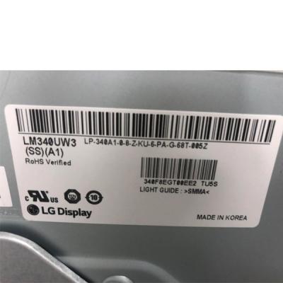 China LM340UW3-SSA1 LCD Display Screen 34.0 Inch 4K 21 / 9 Curved LCD Panel for sale