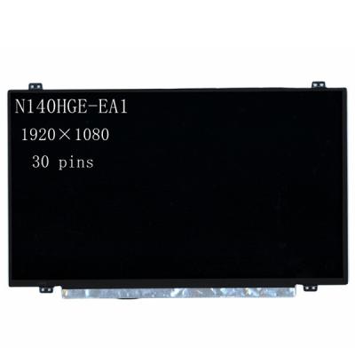 China N140HGE-EA1 FHD LCD Display Panel 14.0 Inch Slim 30 Pins 262K 60% NTSC for sale