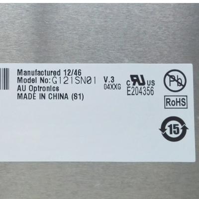 China 12.1 inch 82ppi lcd screen G121SN01 V3 lcd Display in stock new and original for sale