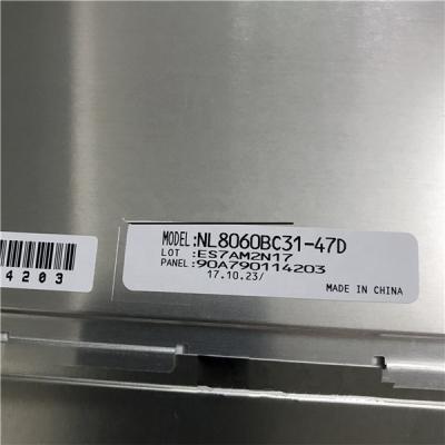Cina Uso LCD a 12,1 pollici del pannello dello schermo NL8060BC31-47D A+Grade dell'affissione a cristalli liquidi 82ppi per l'industriale in vendita
