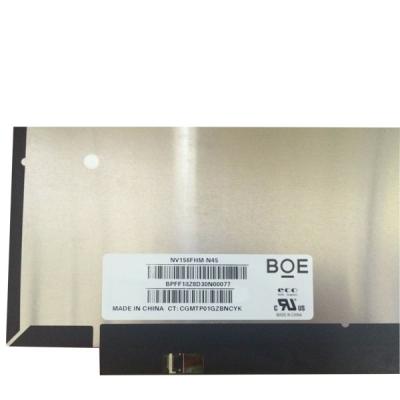 Cina Schermo LCD del pannello NV156FHM-N45 RGB di simmetria 15,6» del computer portatile LCD della banda verticale 141PPI in vendita