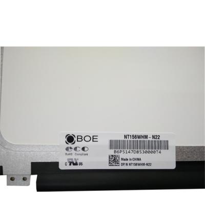 Cina Pannello lcd BOE a strisce verticali 15,6 NT156WHM-N22 Schermo LCD per laptop 1366 * 768 in vendita