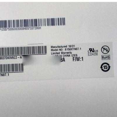 Cina Pannello LCD AUO a strisce verticali da 15,6 pollici B156XTN07.1 SCHERMO LCD a 30 pin in vendita