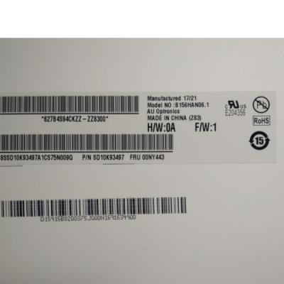 Cina Pannello LCD AUO a strisce verticali da 15,6 pollici B156HAN06.1 HW1A per laptop in vendita
