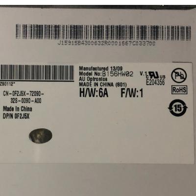 Cina Riquadro LCD da 15,6 pollici a banda verticale AUO B156HW02 V1 1920*1080 141 PPI in vendita