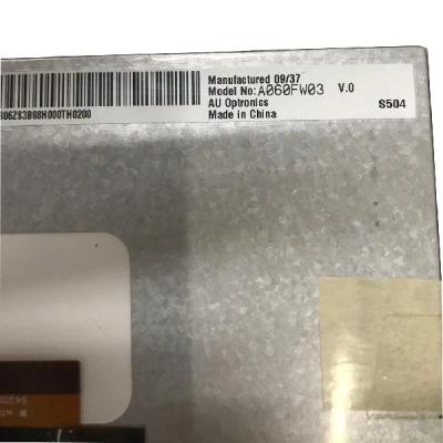 중국 6.0 인치 480×272 LCD 스크린 표시판 A060FW03 V0 RGB 줄무늬 AUO LCD 디스플레이 판매용