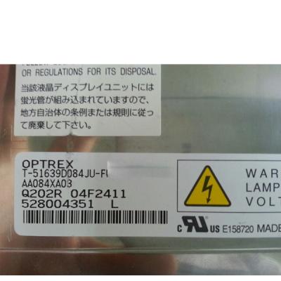 中国 T-51639D084JU-FW-A-ABのOPTREXのための新しい元の8.4インチLCDの表示 販売のため
