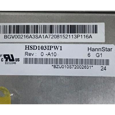 중국 10.3 1280x480 HSD103IPW1-A10 LCD 모니터 터치 스크린 디스플레이로 조금씩 움직이세요 판매용