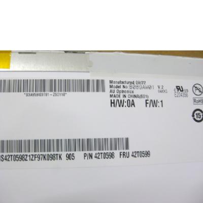 중국 8.9 1024*600 133 PPI B089AW01 V2 LCD 디스플레이 TFT 모듈로 조금씩 움직이세요 판매용