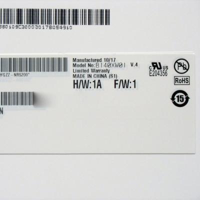 China 1366*768 WXGA 112PPI voor Laptop LCD het Scherm zonder Touch screen Te koop