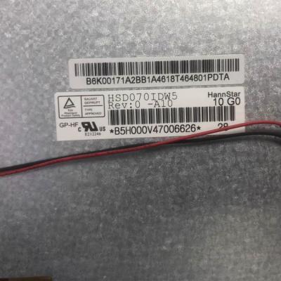 China 7.0 inch 800*480 Resolution original LCD screen display panel HSD070IDW5-A10 for sale