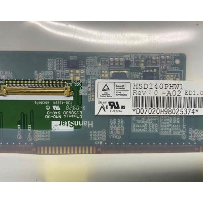 Cina 14Display LCD TFT da 0,0 pollici HSD140PHW1-A02 con pannello LCD 1366*768 in vendita