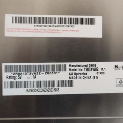 중국 T200XW02 V1 LCD 30 핀 78PPI 디스플레이 패널 판매용