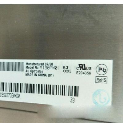중국 새로운 오리지널 M190PW01 V3 19.0 인치 TFT LCD 디스플레이 판매용