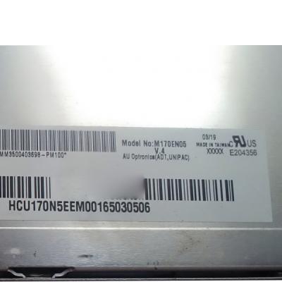 중국 5.0V 타입 30핀 M170EN05 V4 AUO용 TFT LCD 패널 판매용