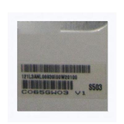 Китай 6.5 дюймовый C065GW03 V1 55 штифтов Параллельный RGB 72PPI ЖК-экран продается