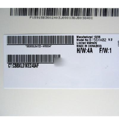 China Novo B156XW02 V2 HW4A 15,6 polegadas com LED driver LCD Display à venda
