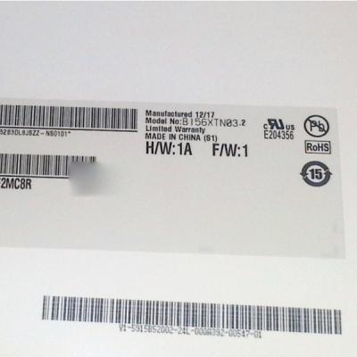 중국 최고 품질 B156XTN03.2 LED 드라이버와 함께 40 핀 60Hz LCD 패널 판매용