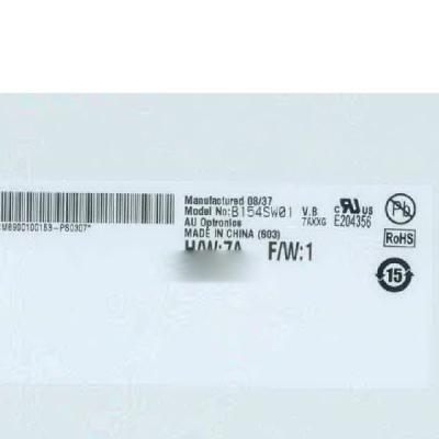 중국 B154SW01 VB 15.4 인치 미러 허즈 하드 코팅 TFT LCD 스크린 판매용