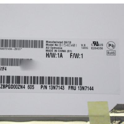 中国 サイズ 15.4 インチ B154EW01 V8 30ピン 3.3Vタイプ LCD モードル 販売のため