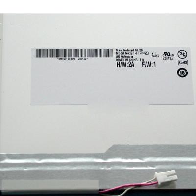 China B141PW03 V1 14,1 Zoll 1440*900 TFT-LCD-Bildschirm LCD-Display zu verkaufen