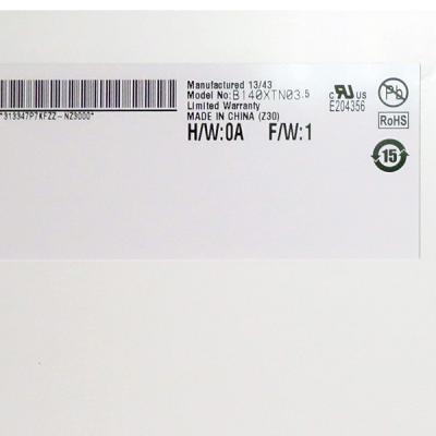 Cina B140XTN03.5 14,0 pollici 1366*768 Per schermo TFT-LCD per computer portatili in vendita
