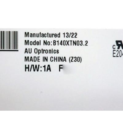 Cina B140XTN03.2 14,0 pollici 1366*768 Per schermo TFT-LCD per computer portatili in vendita