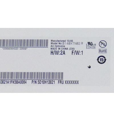 Cina B140XTN02.D 14,0 pollici 1366*768 TFT-LCD SCREEN per laptop in vendita