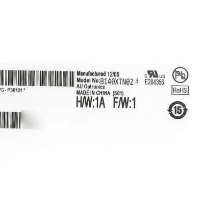 Cina B140XTN02.5 HW1A 14,0 pollici 1366*768 TFT-LCD SCREEN per laptop in vendita