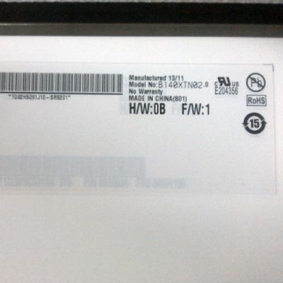 Cina B140XTN02.0 14,0 pollici 1366*768 TFT-LCD SCREEN Display LCD in vendita