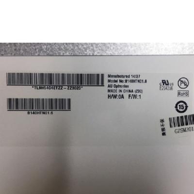 Cina B140HTN01.6 14,0 pollici 1920*1080 TFT-LCD SCREEN Display LCD in vendita