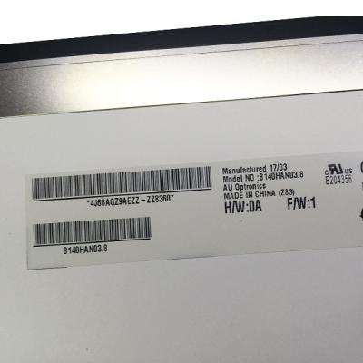 Cina B140HAN03.8 14,0 pollici 1920*1080 LCD SCREEN DISPLAY per laptop in vendita