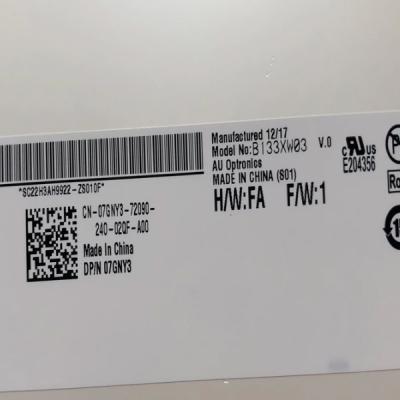 중국 B133XW03 V0 노트북 화면 디스플레이 AUO용 13.3 인치 LCD 판매용