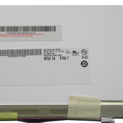 중국 B121EW03 V6 12.1인치 1280*800 TFT-LCD 화면 모듈 판매용