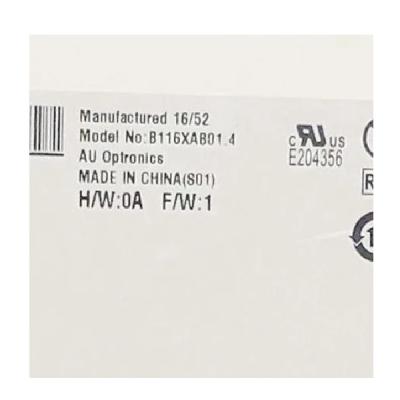 중국 B116XAB01.4 11.6인치 LCD 모듈 1366*768 LCD 화면 판매용