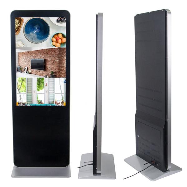 65 Inch Digital Signage And Displays , 1920×1080 IPS Floor Standing Outdoor Digital Signage